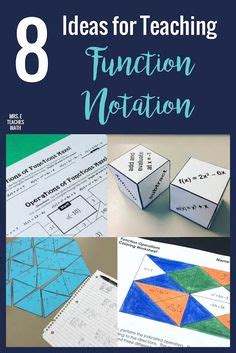 When You Re Teaching Function Notation You Need A Great Activity When The Class Notes Are