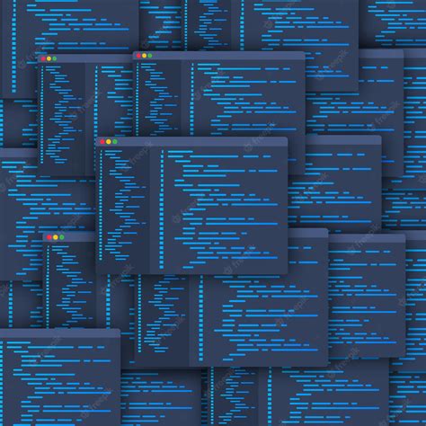 Premium Vector Programming Web Development Concept Sticker Boom Style Code On The Screen