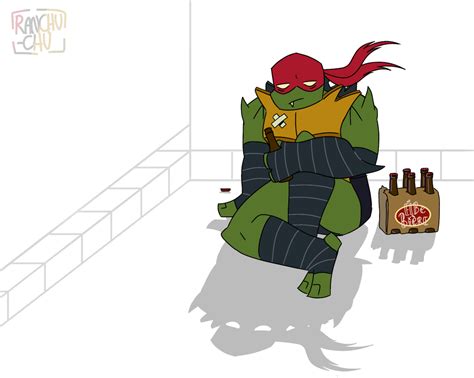 Alcoholic Raphael Because I Havent Seen Anyone Drawing That Before