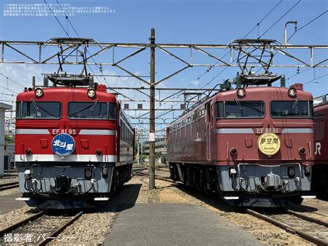 2nd Train 【jr東】尾久車両センター機関車撮影会『ef81形会』が開催 20240525 の写真 Topicphotoid 93198