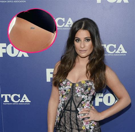 Lea Michele Finn Tattoo