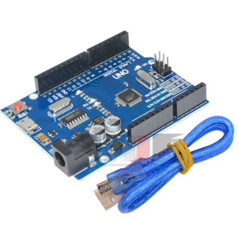 NJ 100 Ori Arduino Uno Atmega328P Compatible And USB Cable Shopee
