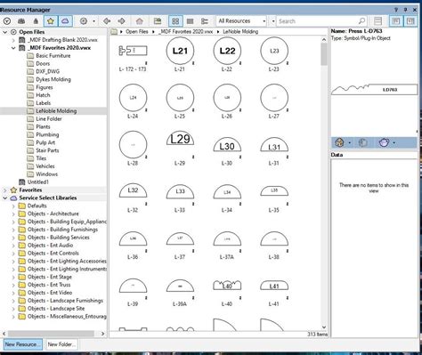 Objects In Resource Manager Behavior Troubleshooting Vectorworks