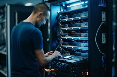Engineer Configuring Snmp Simple Network Management Protocol Monitoring