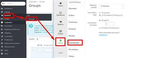 Commissions Setup Rock Pos The Number 1 Prestashop Pos Module