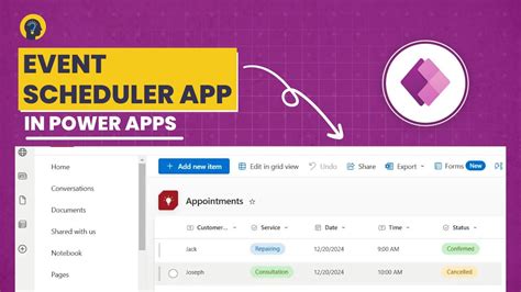 Build An Event Scheduler App In Power App Power Apps Project Why Pay