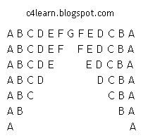 Find The Solutions C Program To Print The Double Pyramid Pattern