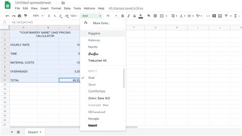 Bake This Happen BUILD YOUR OWN CAKE PRICING CALCULATOR IN EXCEL