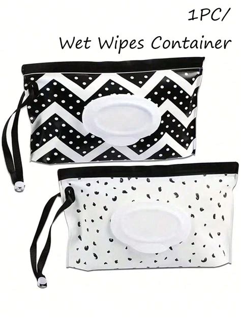 1pc Portable Wipes Containers Travel Wet Wipe Pouch Reusable Portable