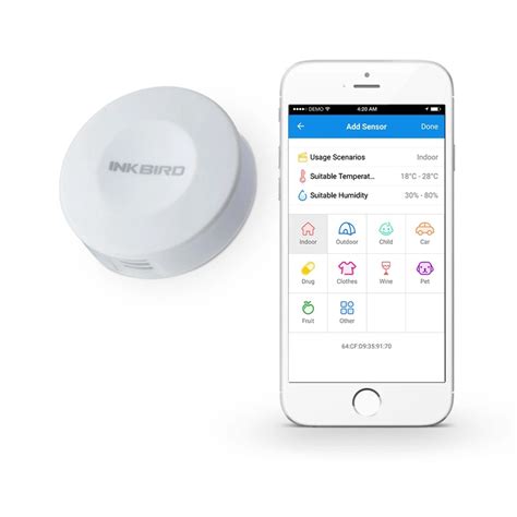 Smart Sensor Data Logger Inkbird Ibs Th1 Mini Temperature Humidity Sensor Sensor Recorder