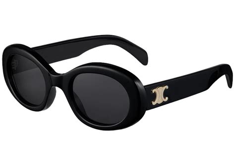 Celine Triomphe 01 Sunglasses Black 4s194cplb 38no In Acetate With