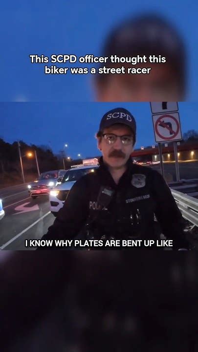 This Scpd Officer Thought This Biker Was A Street Racer Via