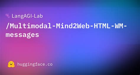 langagi lab multimodal mind2web html wm messages · datasets at hugging face
