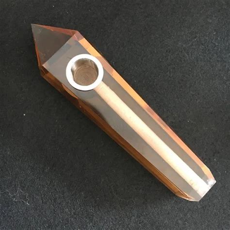Natural Quartz Crystal Smoking Glass Pipes Gemstone Carved Cheap