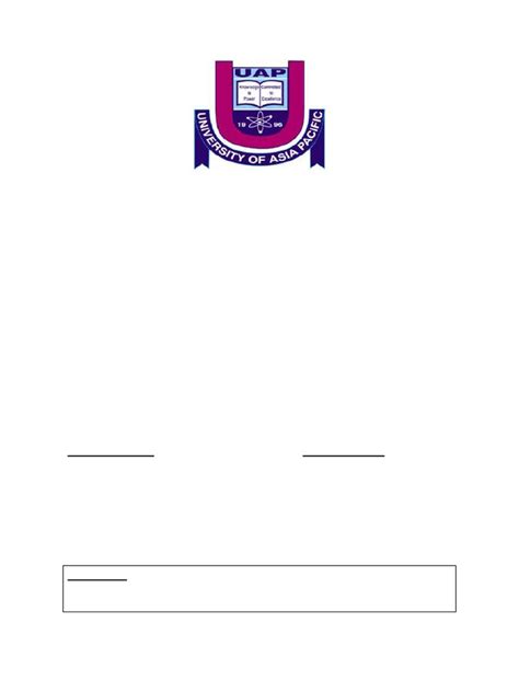 Lab Report Front Page Cse Pdf