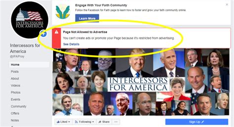 IFA IS BEING CENSORED AND WE NEED YOUR HELP Intercessors For America