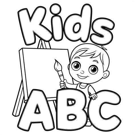 Abc Coloring Pages Coloringlib