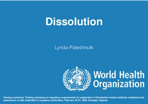 ppt dissolution apparatus