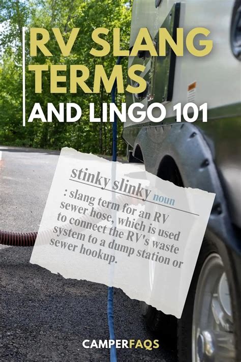 Rv Slang Terms And Lingo 101 Artofit