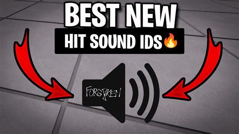 Best New Roblox Forsaken Hit Sound Ids Working Roblox Kill Sounds