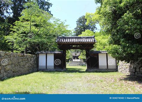 Small Gate Of Mii Dera Temple In Otsu Shiga Japan Royalty Free Stock Image