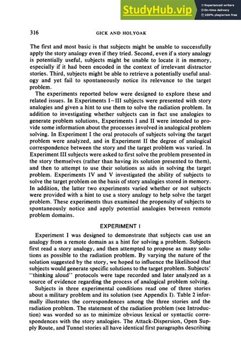 Analogical Problem Solving Pdf