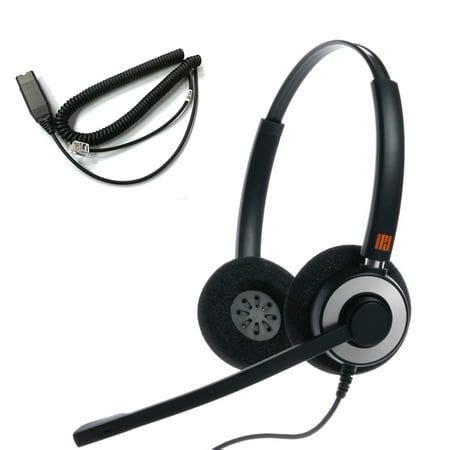 Ipd Iph Binaural Phone Headset With His Cable And Noise Cancelling Microphone For Office