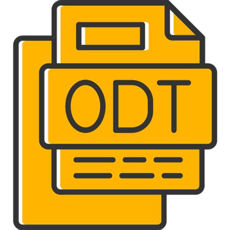 Odt File Format Files Foramts Formats Icon Download On Iconfinder