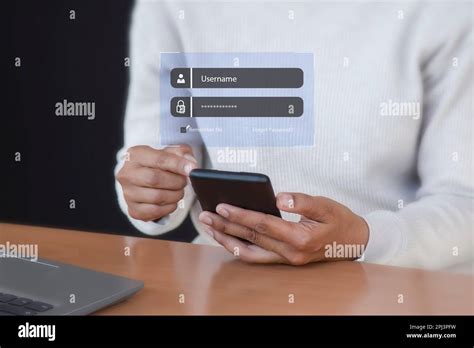 Internet User Authentication System With Username And Password Cyber