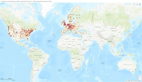 Map Of Touchterrain User Locations Generated Via Ip Based Geolocation Download Scientific Diagram