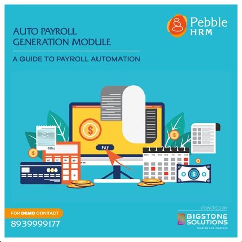 Auto Payroll Generation Module Pebble Hrms Pebble Human Resource