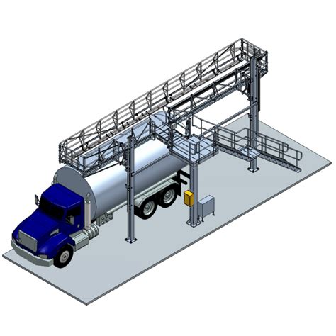 Vertical Elevated Tanker Loading Platform Ewfm