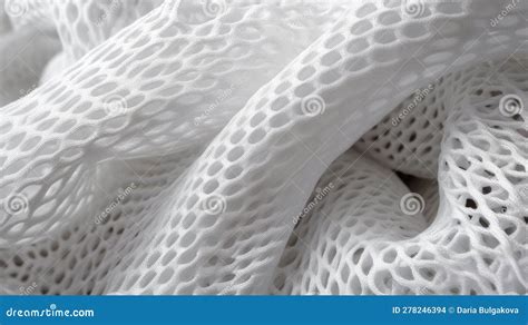 Detailed Shot Highlights The Intricate Abstract Waves Texture Of White