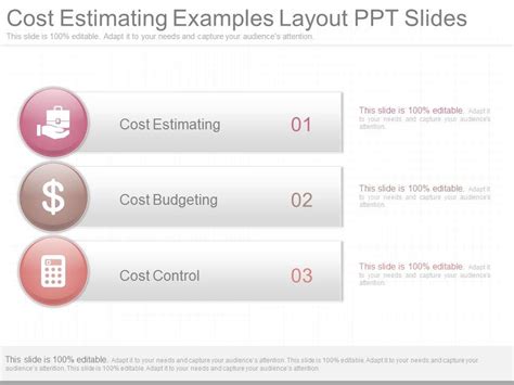 Innovative Cost Estimating Examples Layout Ppt Slides Powerpoint