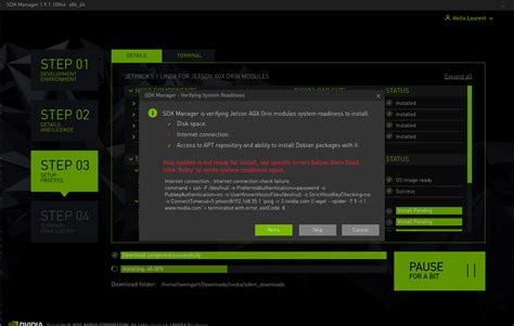 Use Of SDK Manager To Setup Jetson AGX Orin Jetson AGX Orin NVIDIA Developer Forums
