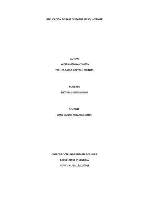 replicación de base de datos mysql pdf mi sql bases de datos