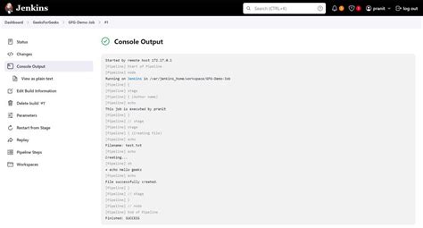 How To Trigger Jenkins Builds Remotely And To Pass Parameters Geeksforgeeks