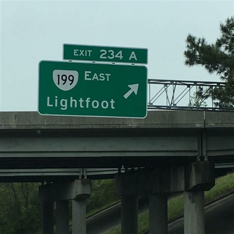 I Exit Route Lightfoot Road