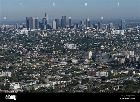 City Of Los Angeles Panoramic From Griffith Park Observatory In