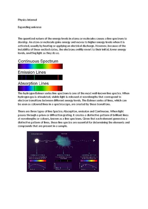 Physics Internal Light Waves Physics Internal Expanding Universe The Quantized Nature Of The