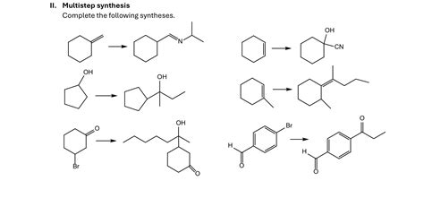 Solved Complete the following synthesis Complete the | Chegg.com