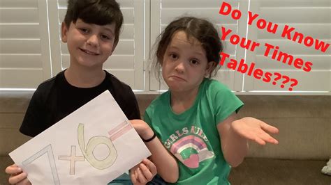 Do You Know Your Times Tables Youtube