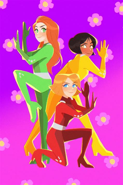Alex Sam And Clover Totally Spies Drawn By Stripedpants Danbooru