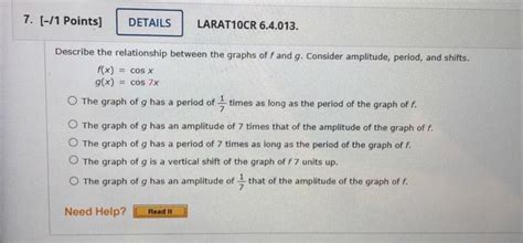 solved describe the relationship between the graphs of f and