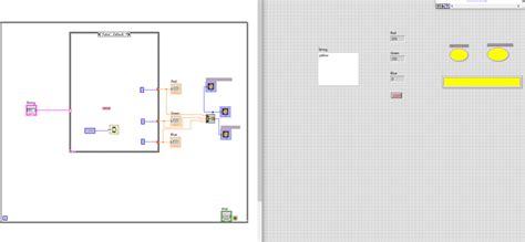 solved how to display a message to a user using sub vi and not the
