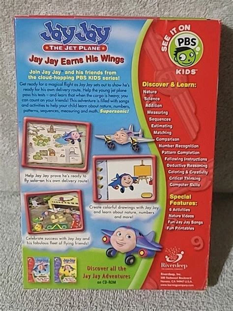 Jay Jay The Jet Plane Earns His Wings Cd Rom From 2002 For Win