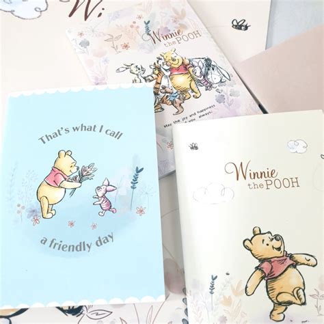 Winnie The Pooh Pocket Notebook 5pcs Small Disney The Notepad Eeyore