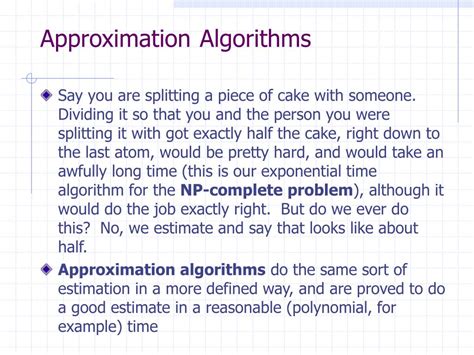Ppt Approximation Algorithms The Subset Sum Problem Powerpoint