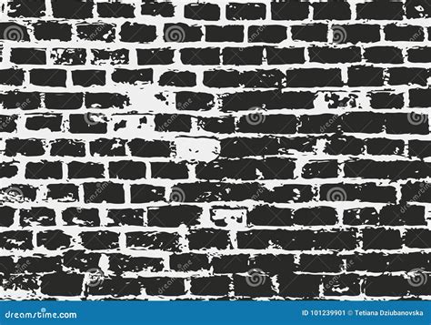 Old Brick Wall Texture Stock Vector Illustration Of Brick 101239901