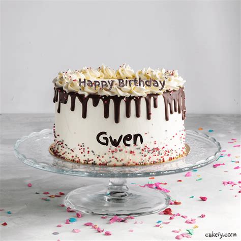 🎂 Happy Birthday Gwen Cakes 🍰 Instant Free Download Cakeiy